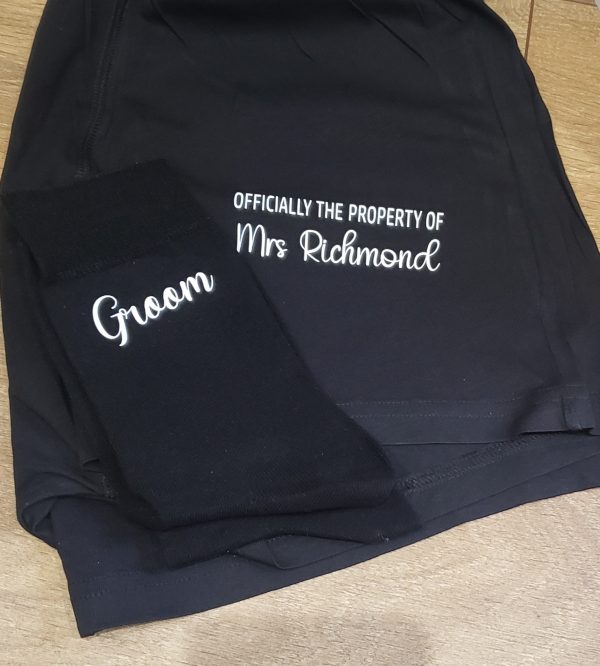 Personalised Groom Boxer Shorts – Custom “Officially the Property of ...